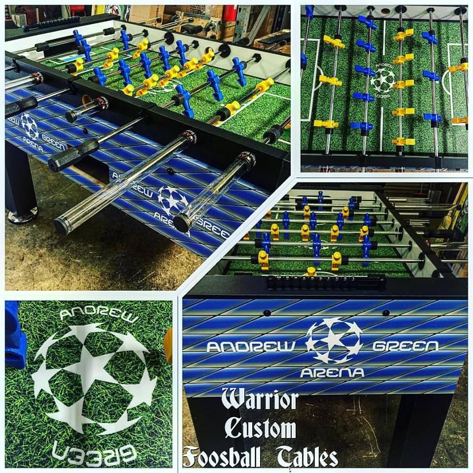 Custom Foosball Table – Warrior Foosball